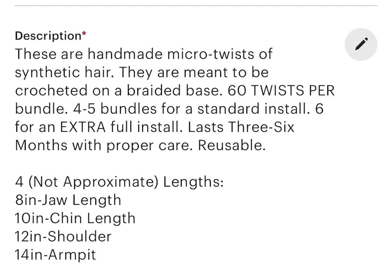 Handmade Micro Crochet Twists-8inch - Etsy