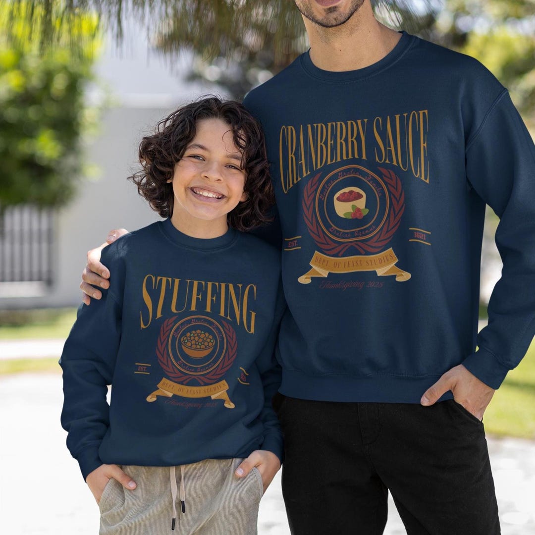 Thanksgiving Stuffing Family Matching Sweatshirt |personalized ...