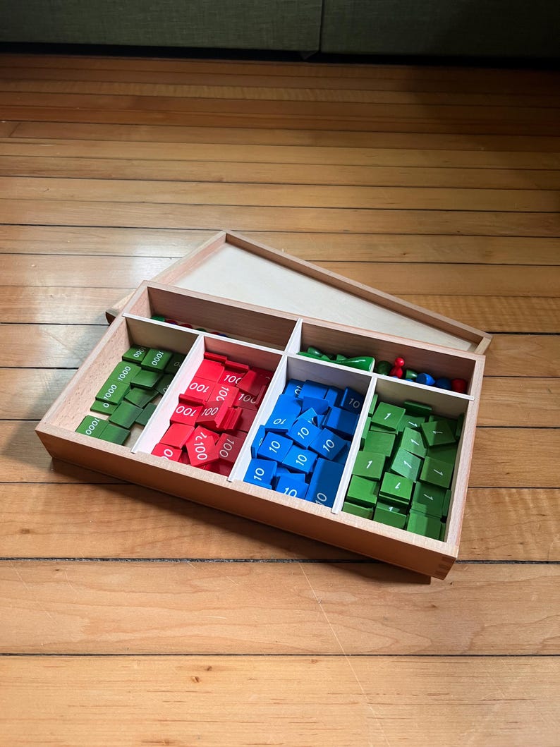 Montessori Math Stamp Game Worksheet: Printable Addition, Subtraction ...