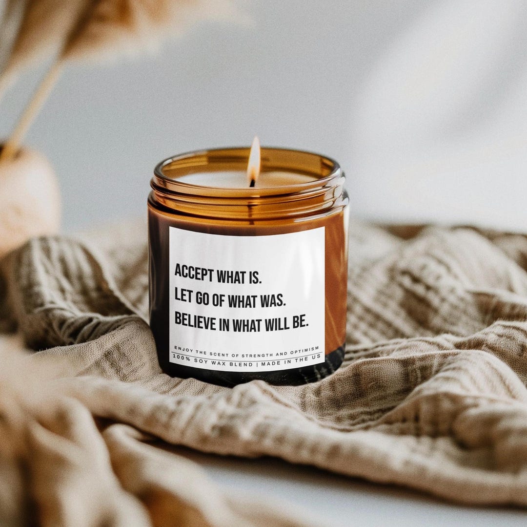 Inspirational Candle: Breakup, Loss, Grief, Motivation - Coconut ...