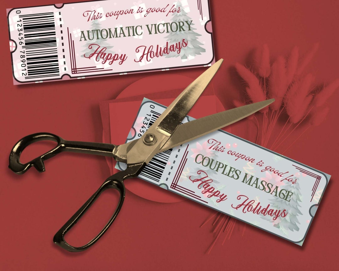 Editable Christmas Gift Coupons – Canva Template (printable) - Etsy