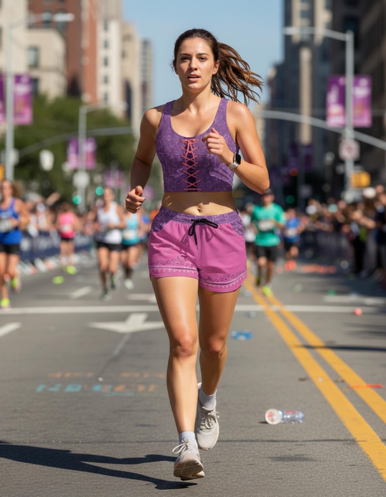 Rapunzel Longline Sports Bra: Princess Cosplay Running Top - Etsy