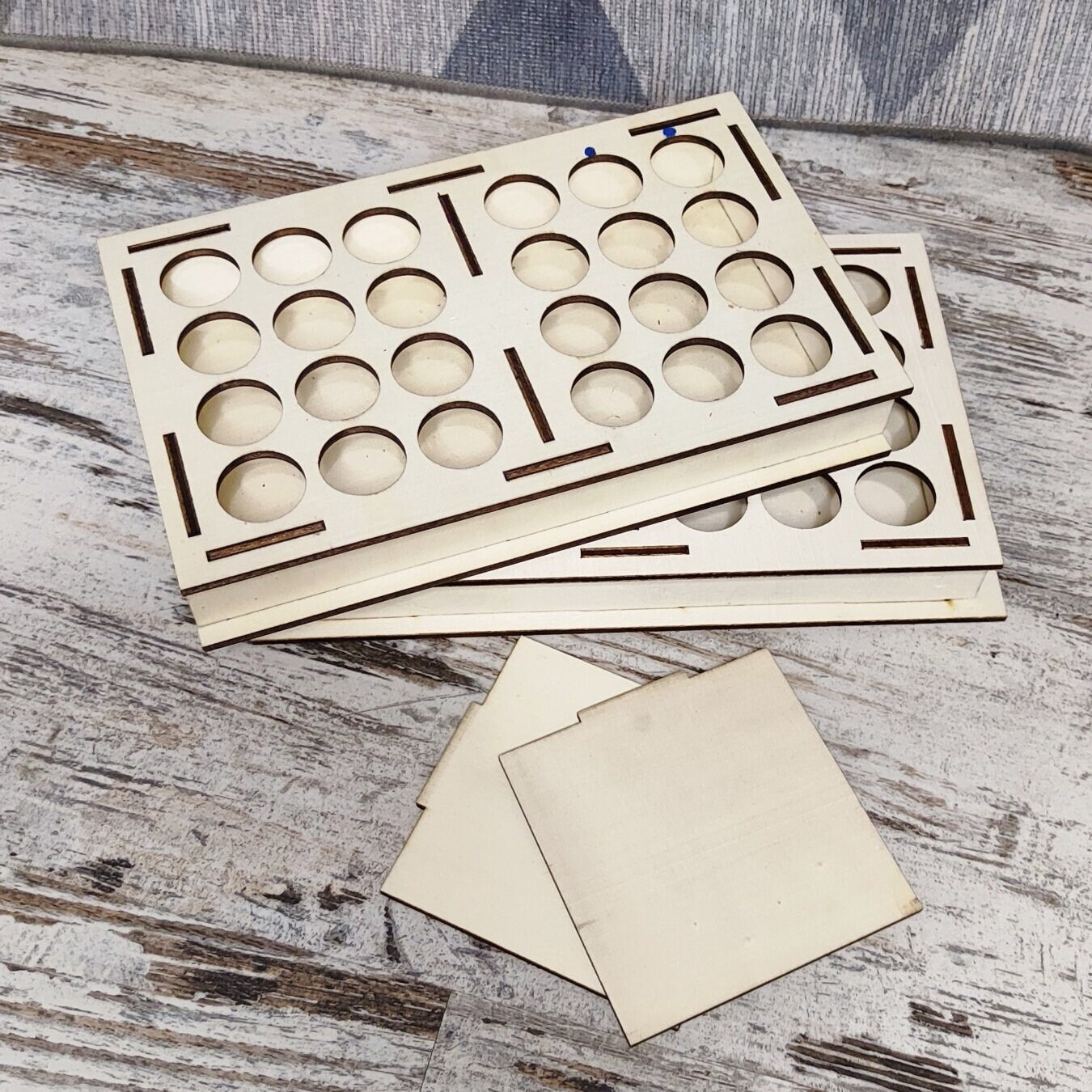 Modular Paint Rack (6x4) Vallejo, GSW, Army Painter Size (1"sockets ...