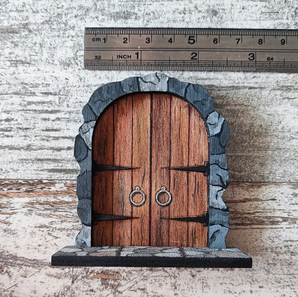 Template for RPG Douple Door - Svg, Pdf, Eps, Dxf Lasercut File - Etsy