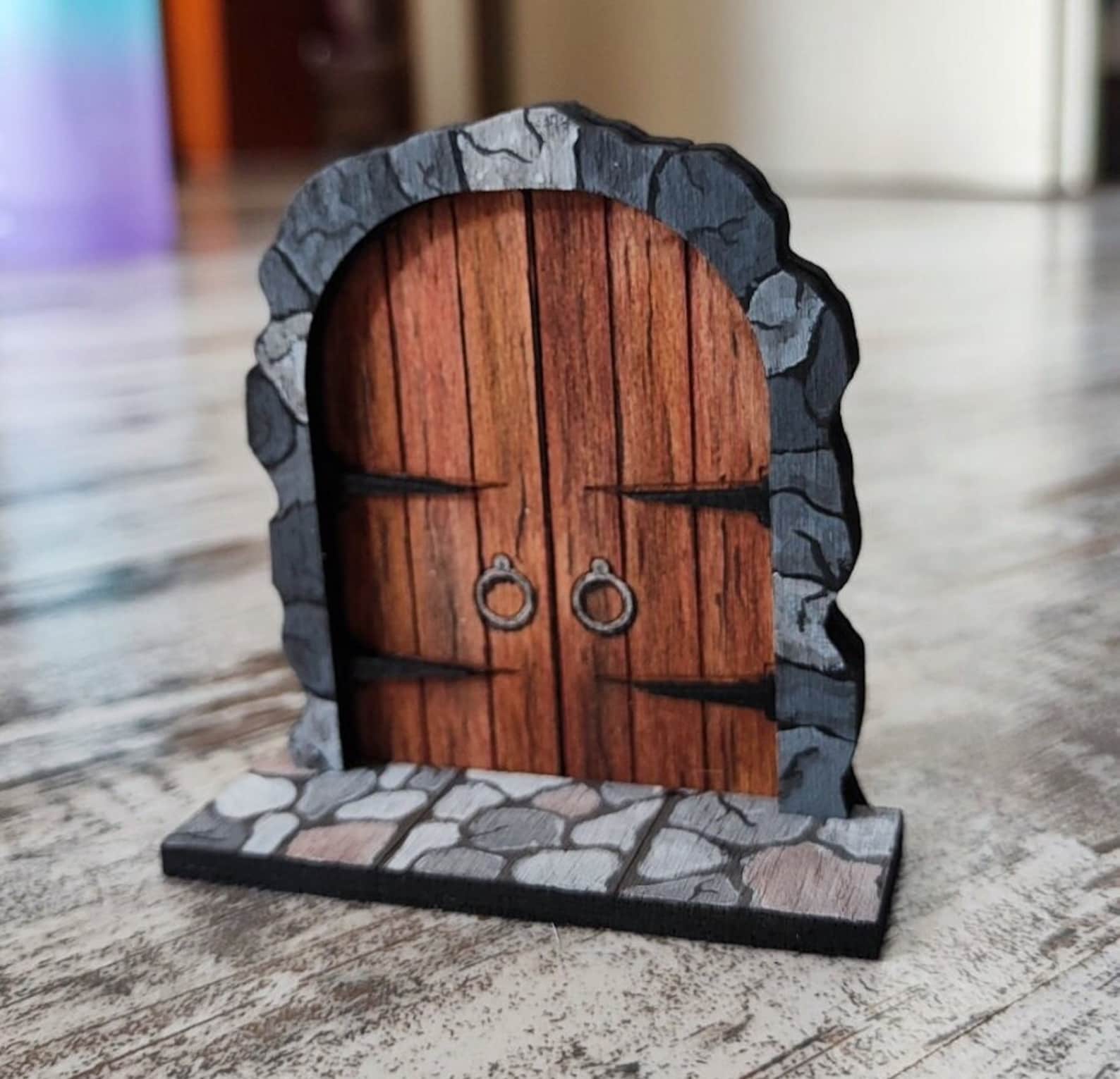 Template for RPG Douple Door - Svg, Pdf, Eps, Dxf Lasercut File - Etsy