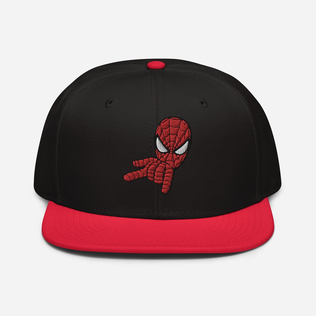 Spiderman Embroidered Snapback Classic Snapback With Adjustable Strap 5 ...