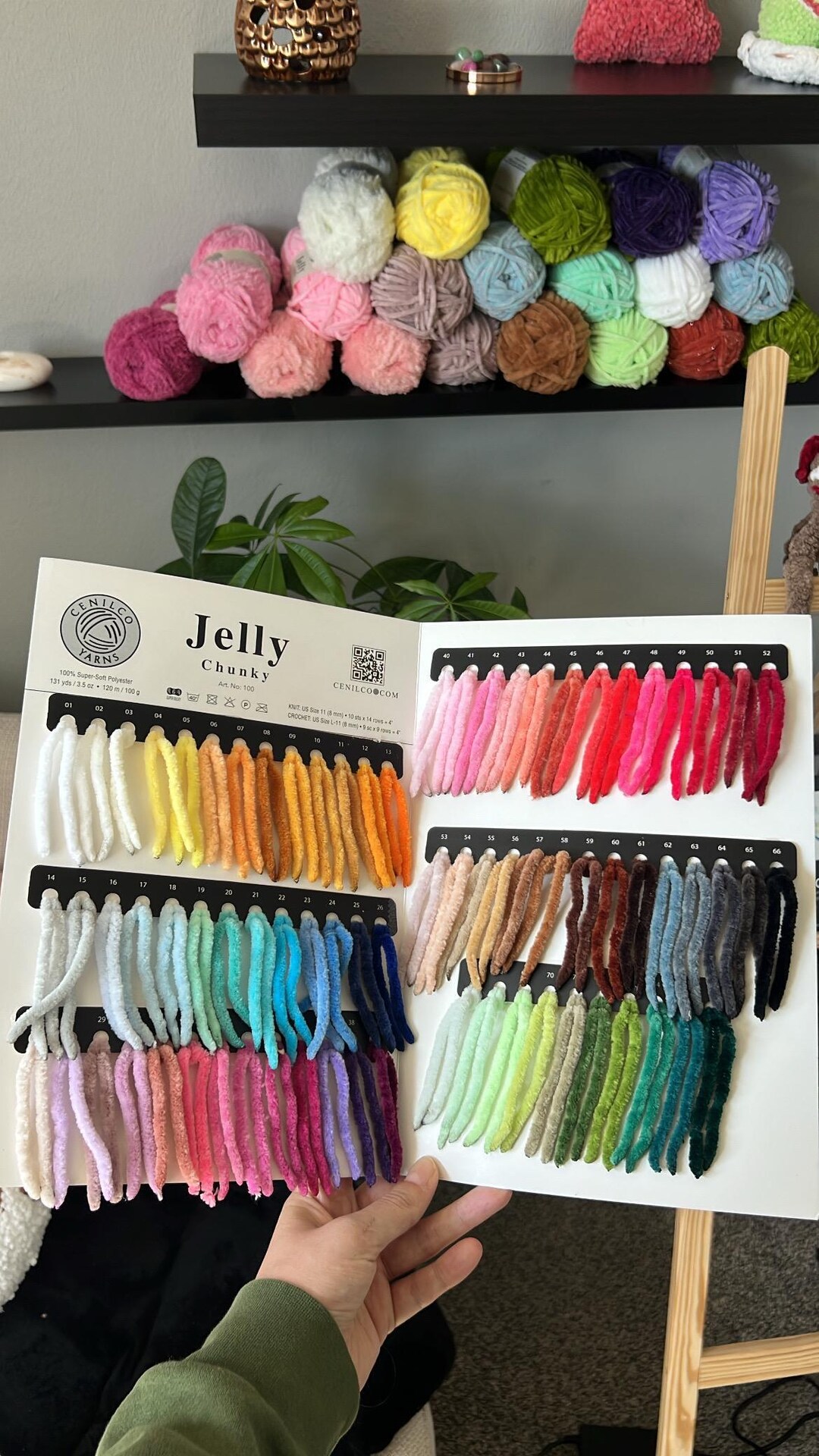 Chenille Yarn Color Chart – Explore Our Full Color Range - Etsy
