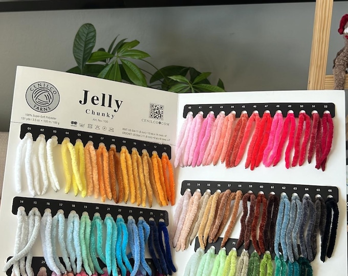 Chenille Yarn Color Chart – Explore Our Full Color Range - Etsy