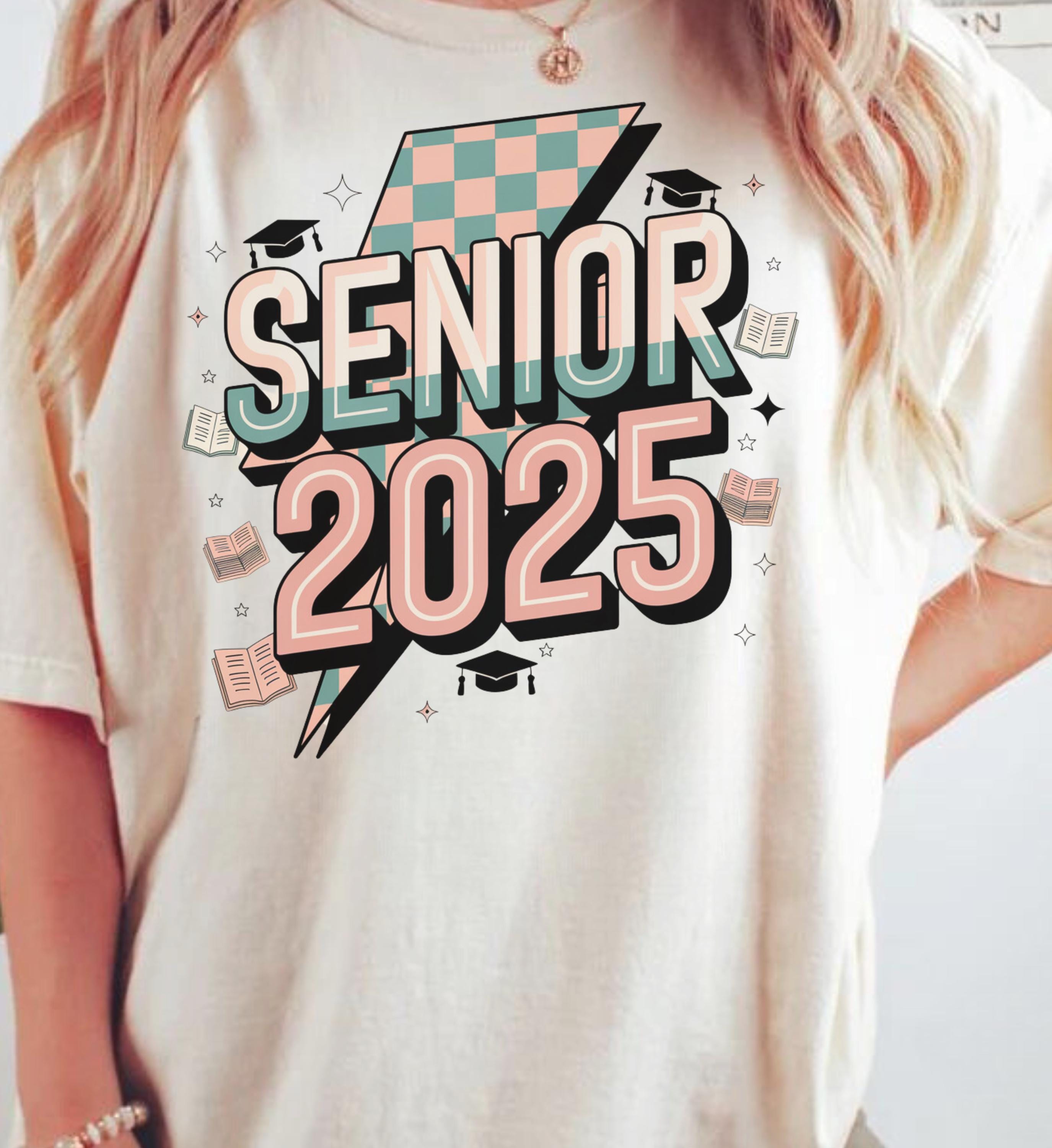 Senior 2025 Graduation Shirt: Retro Style, Class of 2025 - Etsy