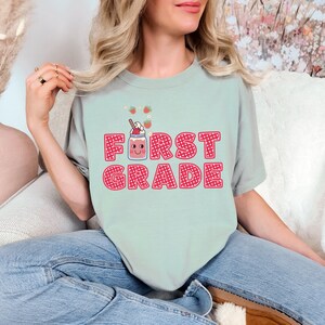 Strawberry First Grade Teacher Shirt, Strawberry Lover Teacher Tshirt ...