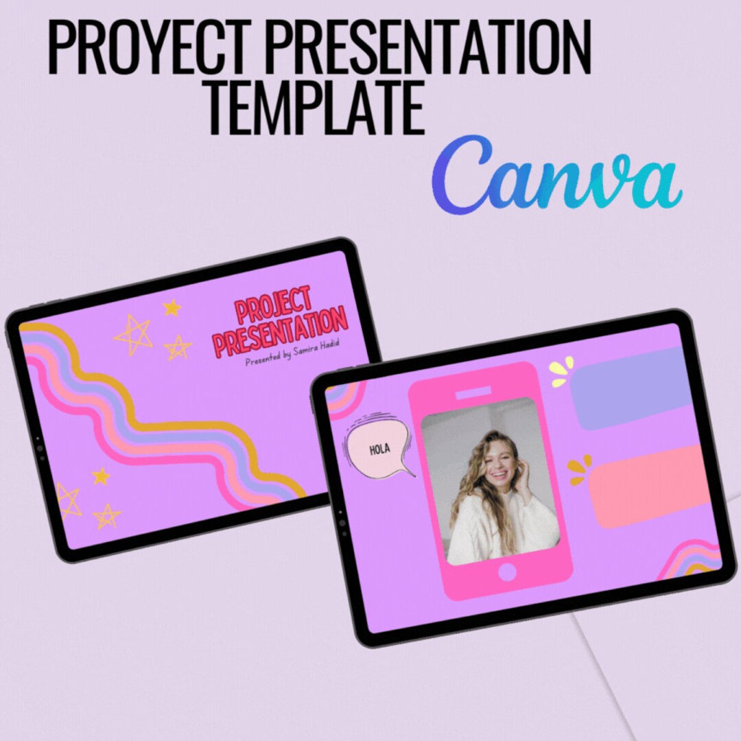 Presentation Template for School Projects. Colorful Modern Template ...