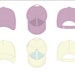Baseball Cap Technical Drawing, Vector Flat Sketches (AI, EPS, PDF) - Etsy