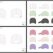 Baseball Cap Technical Drawing, Vector Flat Sketches (AI, EPS, PDF) - Etsy