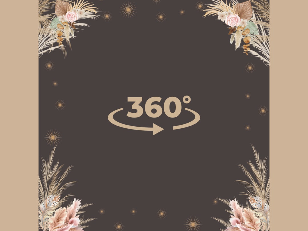 360 Photo Booth Overlay, Boho Photo Booth Overlay, Wedding Overlay ...