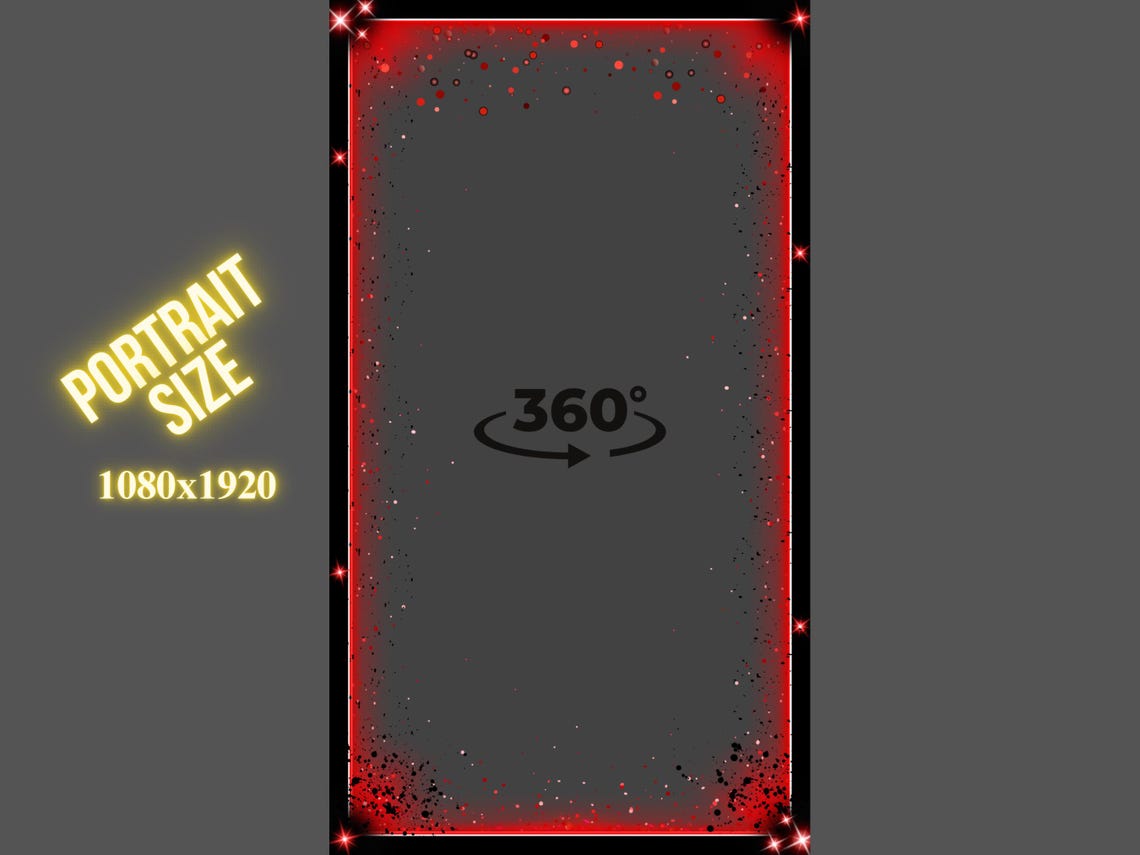 360 Photo Booth Overlay, Wedding Overlay, Portrait Size Overlay ...