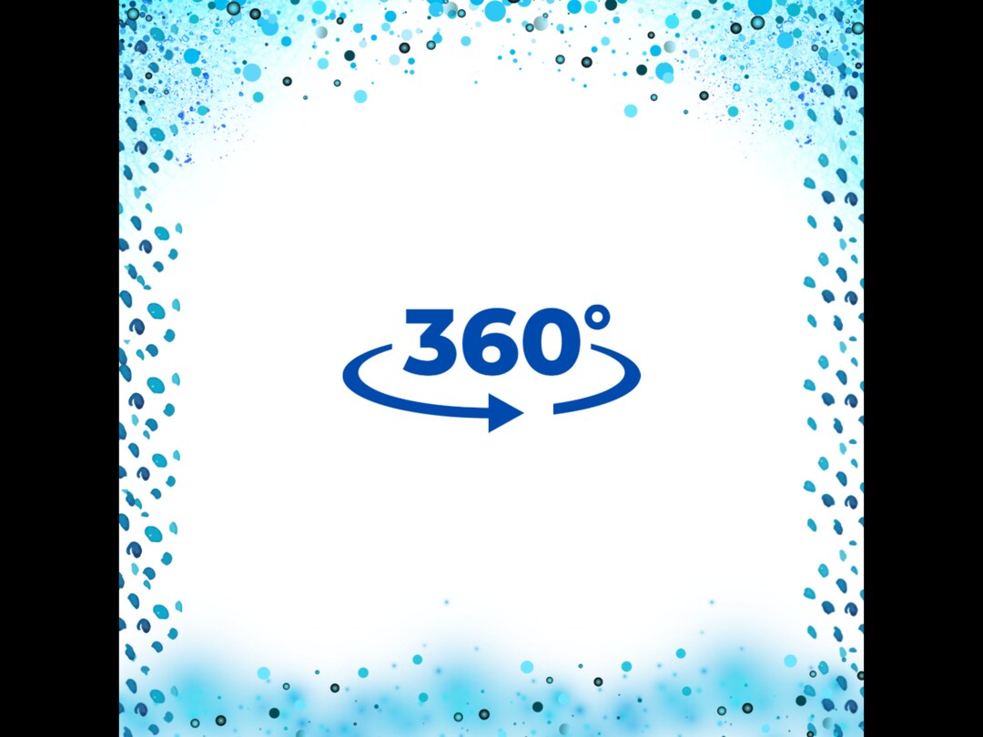 360 Photo Booth Overlay, Blue Polka Dots Overlay, Photo Booth Template ...
