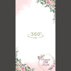 360 Photo Booth Overlay, Portrait Overlays, Wedding Overlay, 360 ...