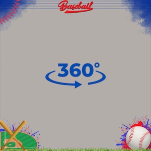 Baseball 360 Photo Booth Overlay, Baseball Overlay, Video Booth Overlay ...