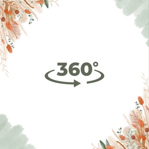 360 Terracotta Sage Overlay, 360 Wedding Overlay, 360 Photo Booth ...