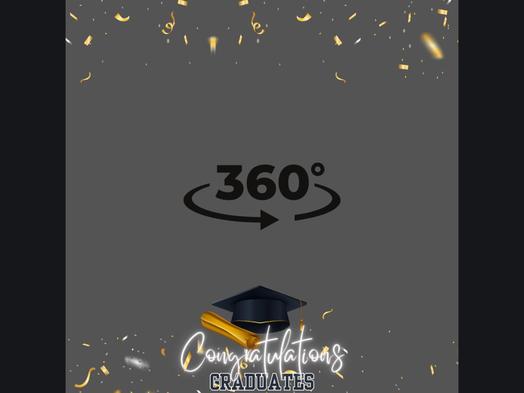 360 Photo Booth Overlay, 360 Gold Overlay, 360 Graduation Overlay ...