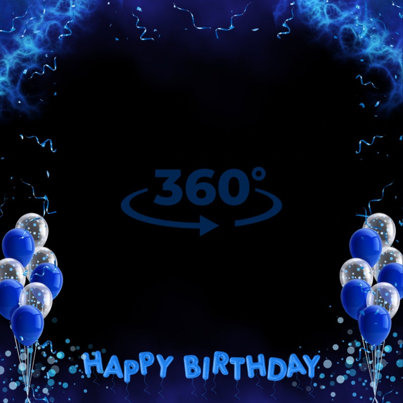 Birthday Overlay - Etsy