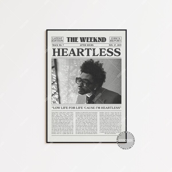 The Weeknd After Hours Print - Etsy