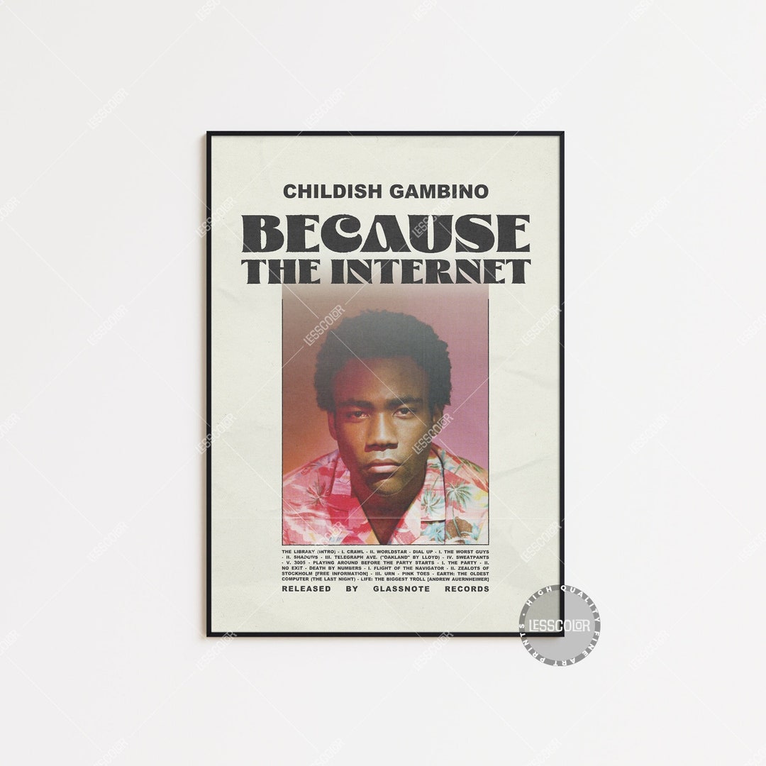 Childish Gambino Posters / Because the Internet Poster / Album - Etsy