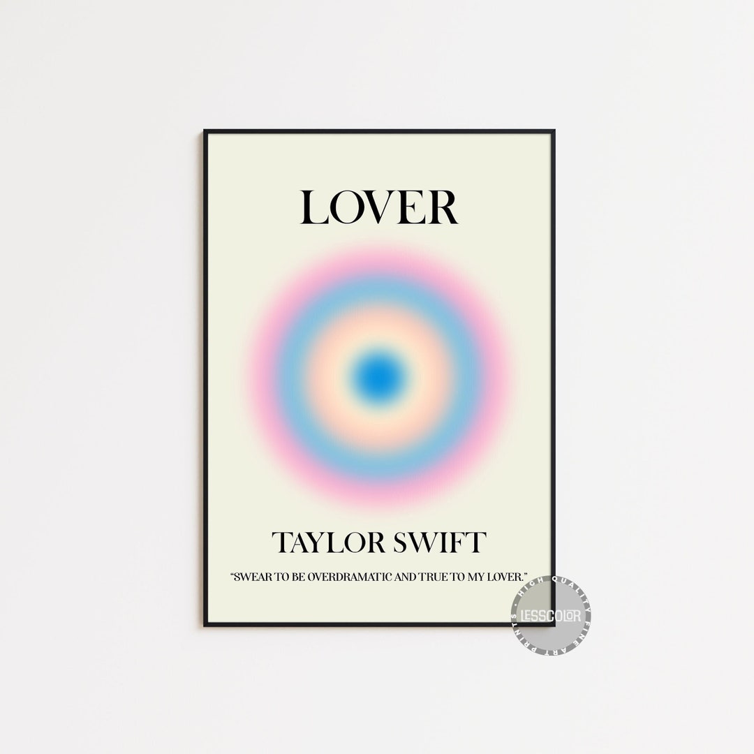 Taylor Swift Posters / Lover Poster / Album Cover Poster - Etsy