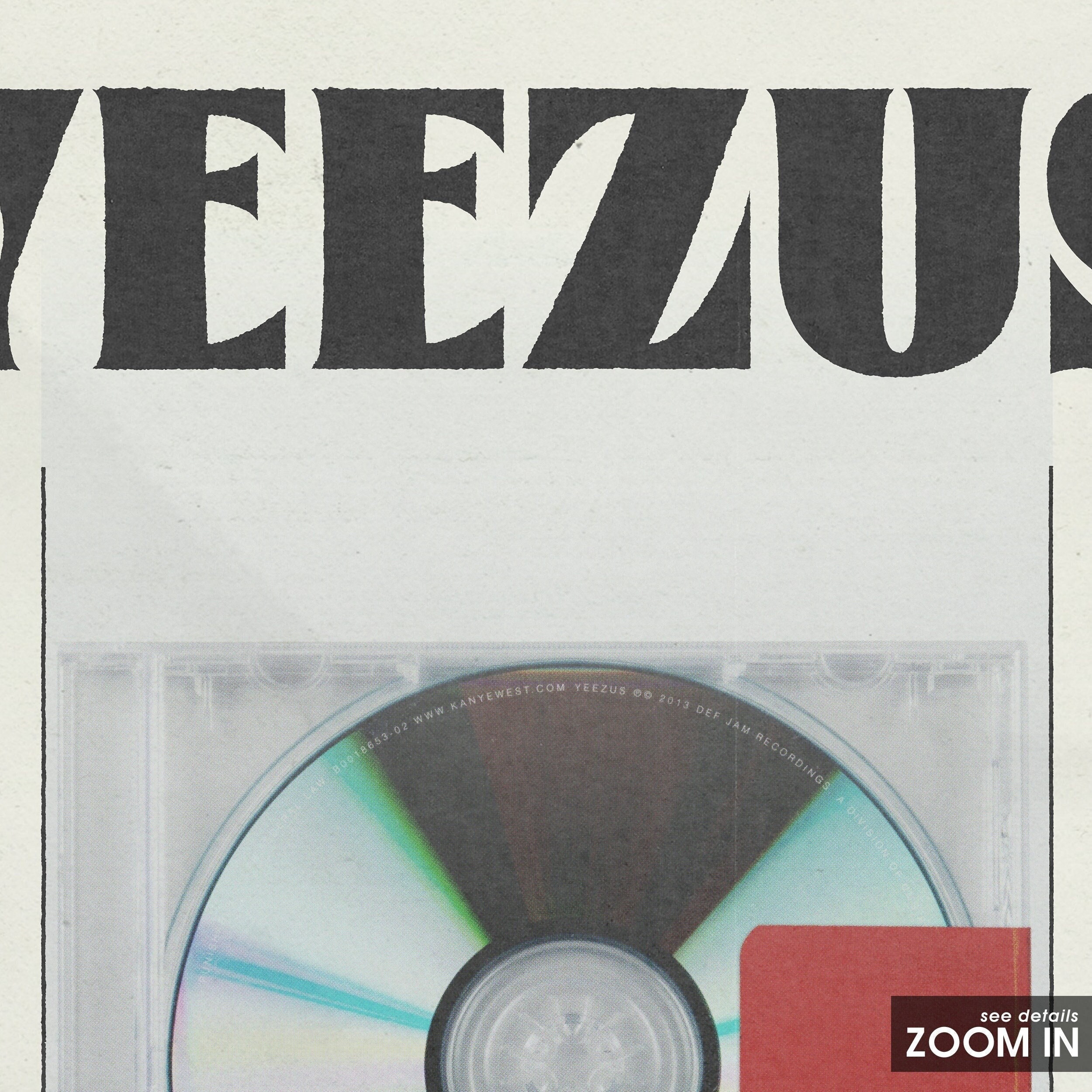 Kanye West Poster / Yeezus Poster / Album Cover Poster Poster - Etsy