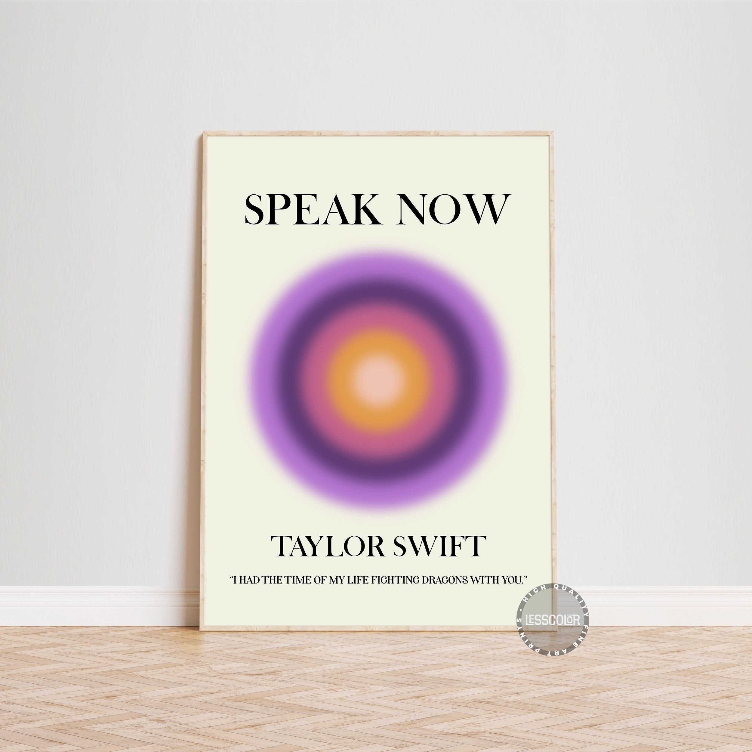 Taylor Swift Posters / Speak Now Poster / Album Cover Poster - Etsy
