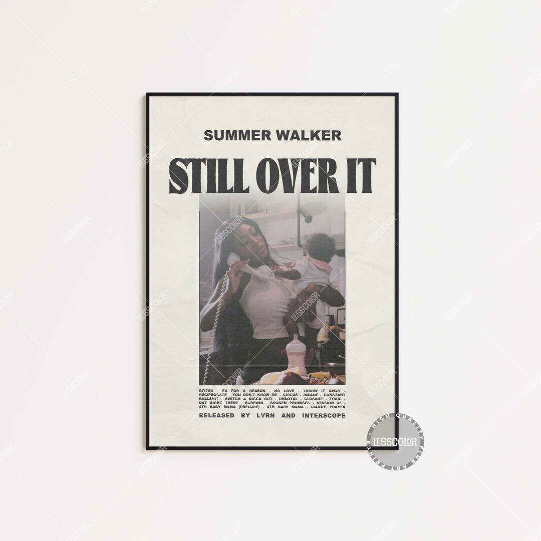 Summer Walker Posters Still Over It Poster Summer Walker - Etsy