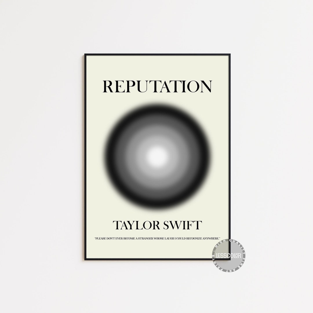 Taylor Swift Posters / Reputation Poster / Album Cover Poster - Etsy