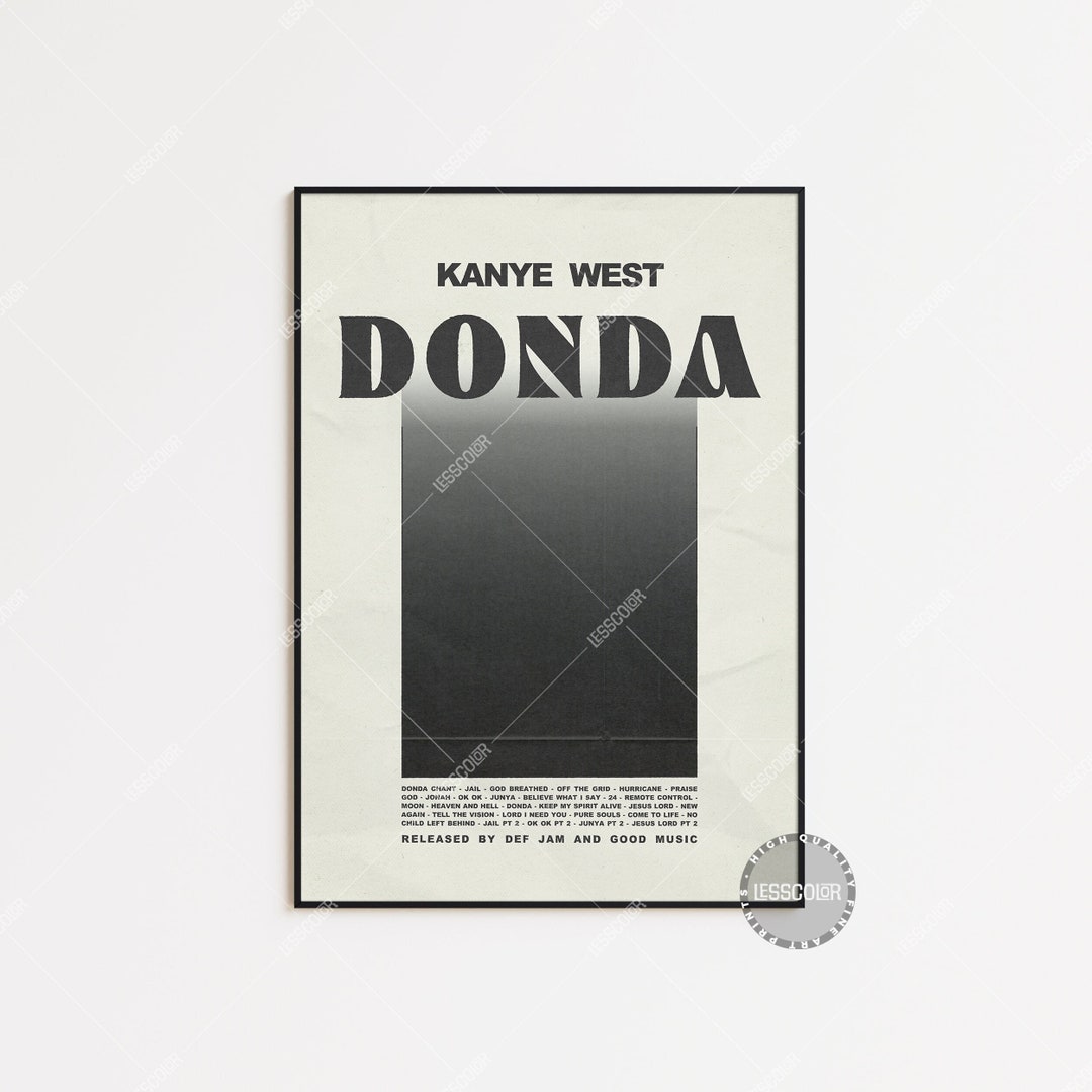 Kanye West Poster / Donda Poster / Album Cover Poster Poster - Etsy