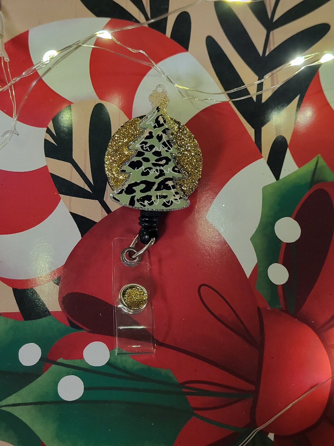 Silver & Gold Christmas Tree Badges Set - Etsy