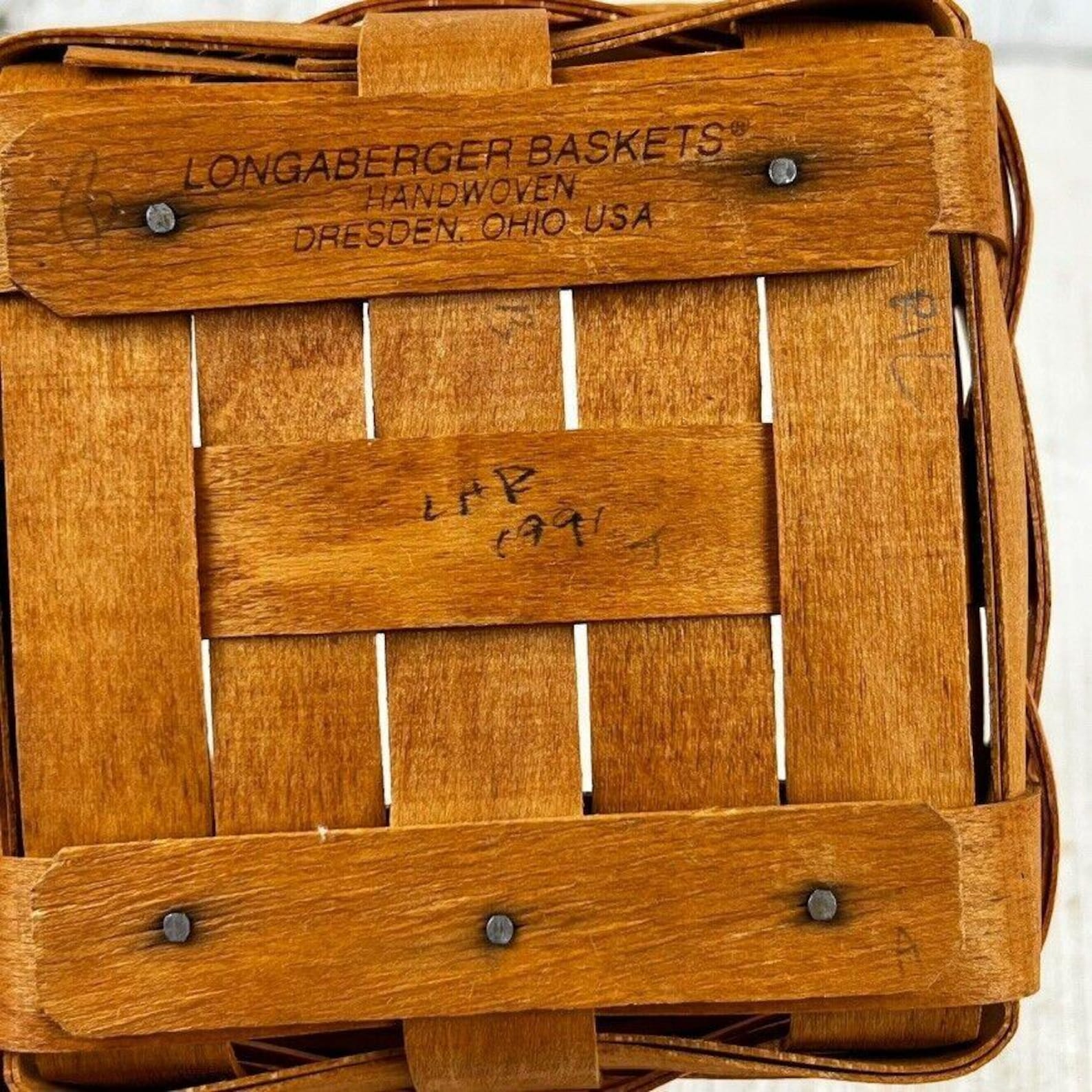 Longaberger 1991 Potpourri Basket Classic Stain 5 X 5 X 2.5 - Etsy