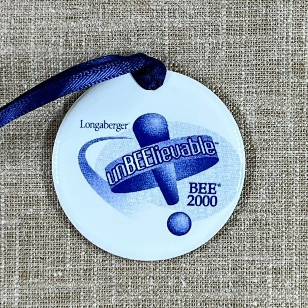 Longaberger 2000 Bee Unbeelievable Tie On - Etsy