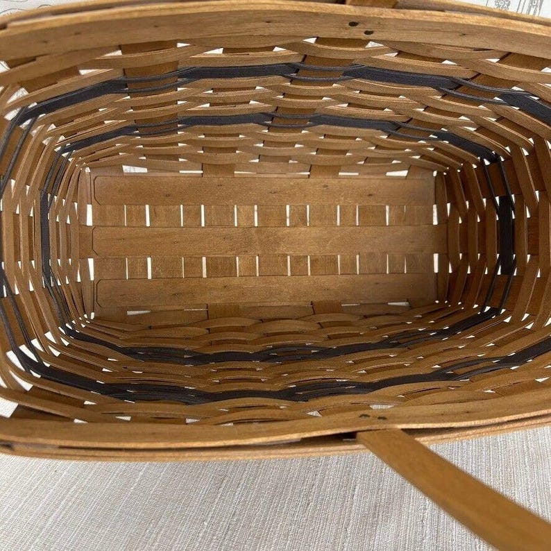 Longaberger 1987 JW Collection Basket & Milk Basket 16 X 8 X 11 - Etsy