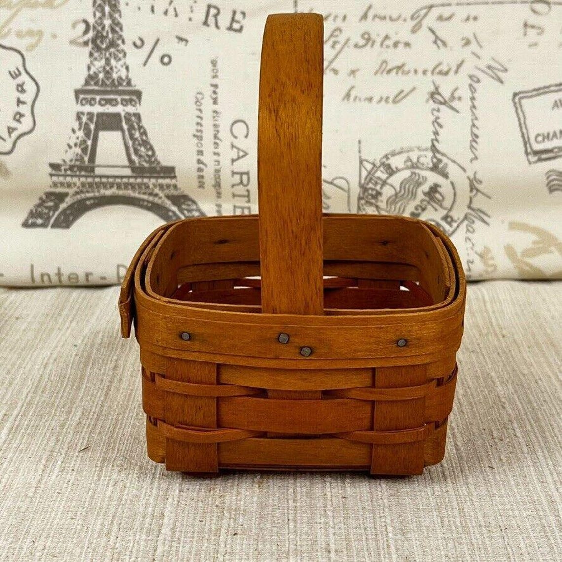 Longaberger 1991 Potpourri Basket Classic Stain 5 X 5 X 2.5 - Etsy