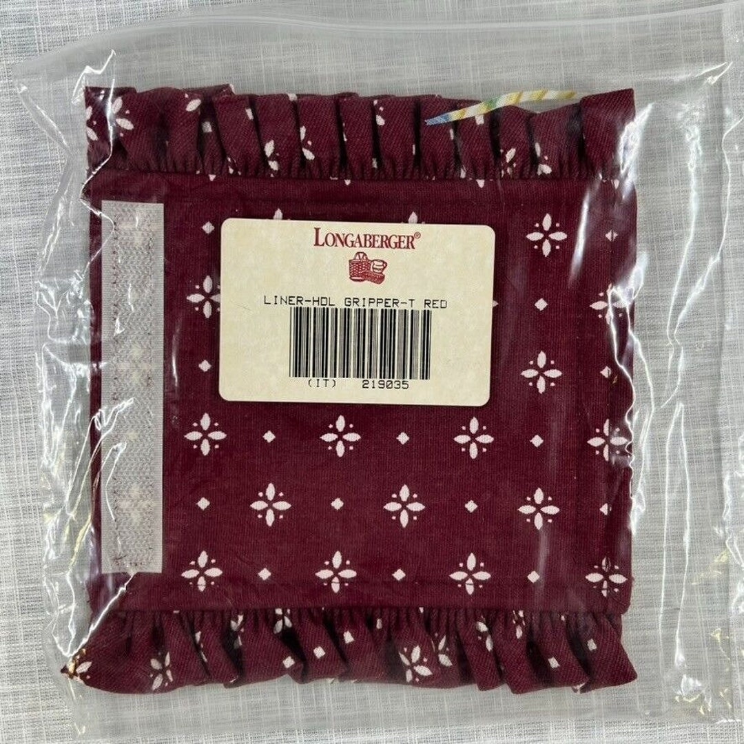 Longaberger Handle Gripper Traditional Red 219035 New - Etsy