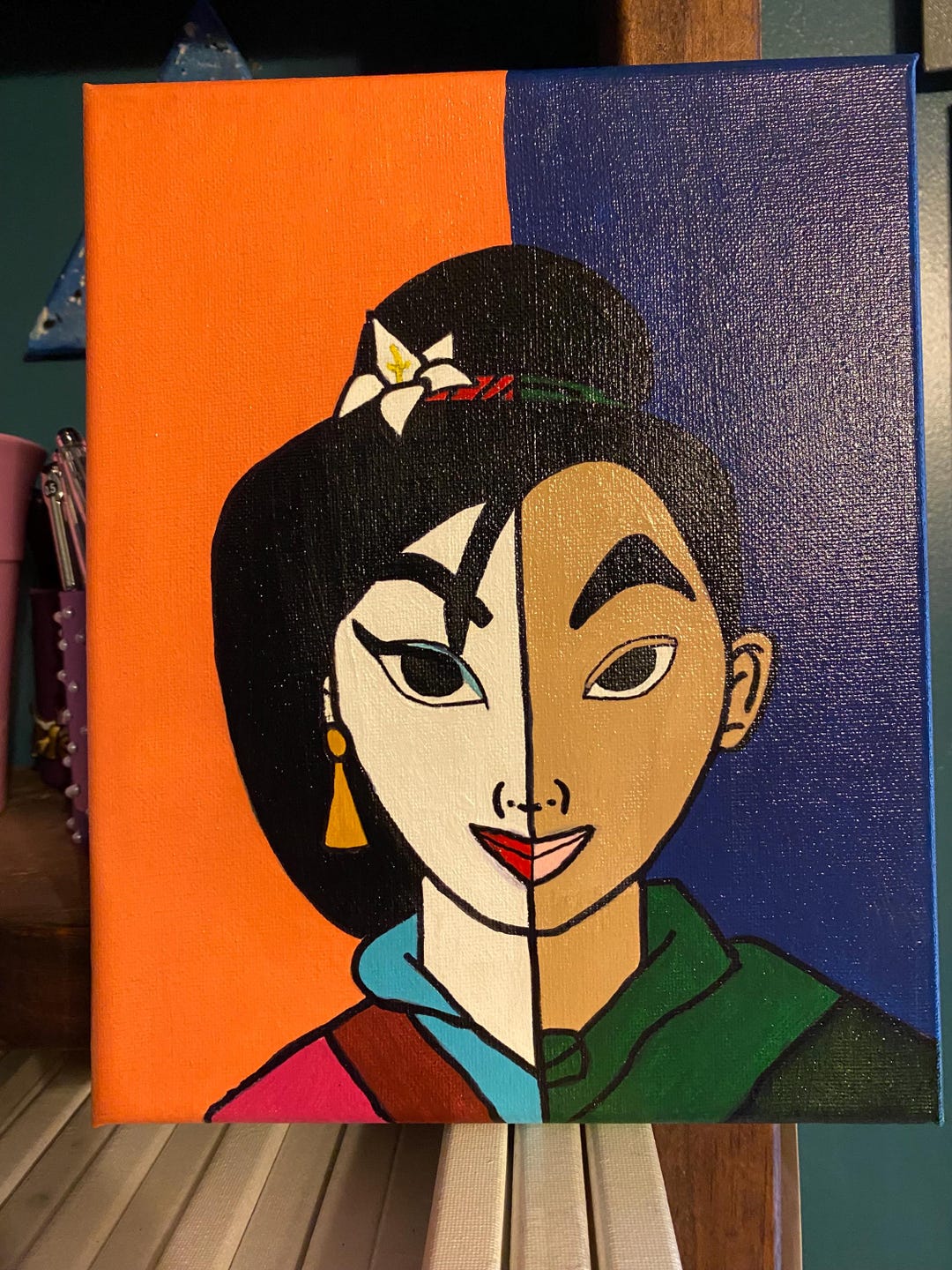 Mulan (hand Painting 8x10) - Etsy