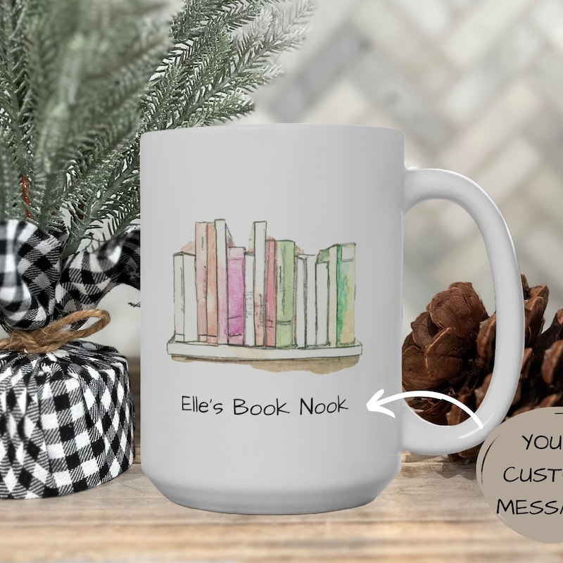 Bookworm Mug - Etsy