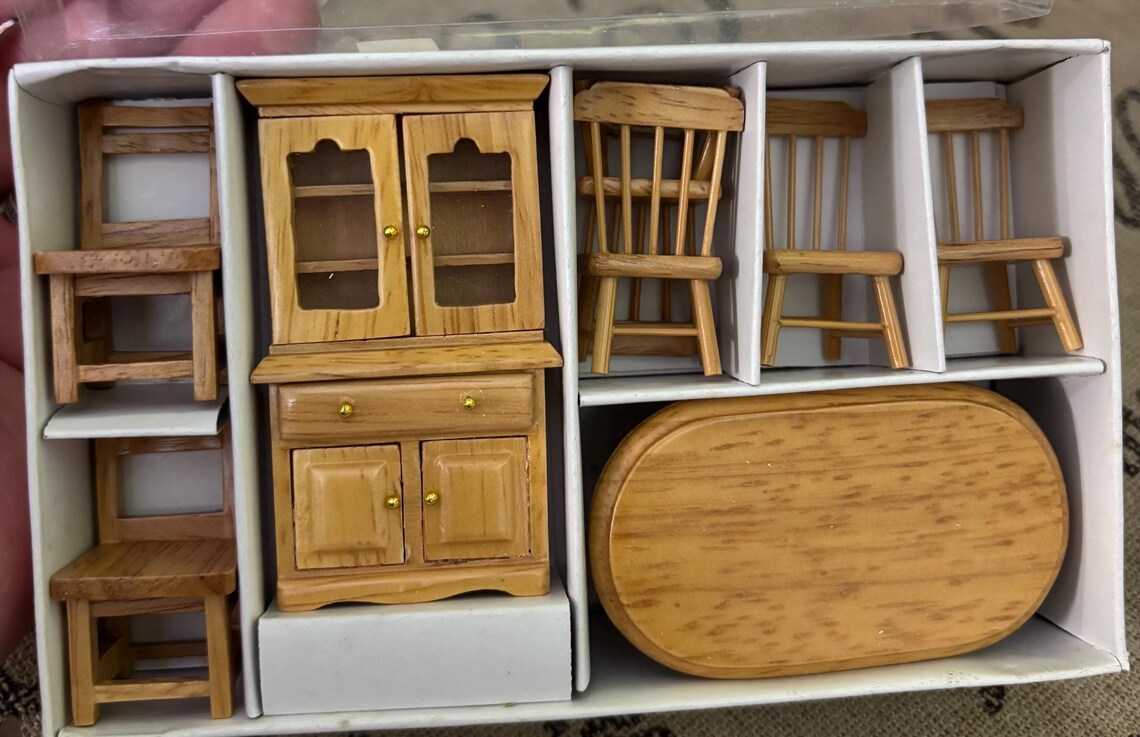 Vintage Half Scale (1:24) Town Square Miniature Sets. Rare Find! - Etsy