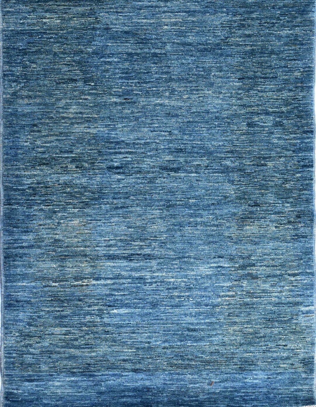 3x5 Ft Modern Natural Blue Color Rug, Plain Blue Accent Rug, Afghan ...