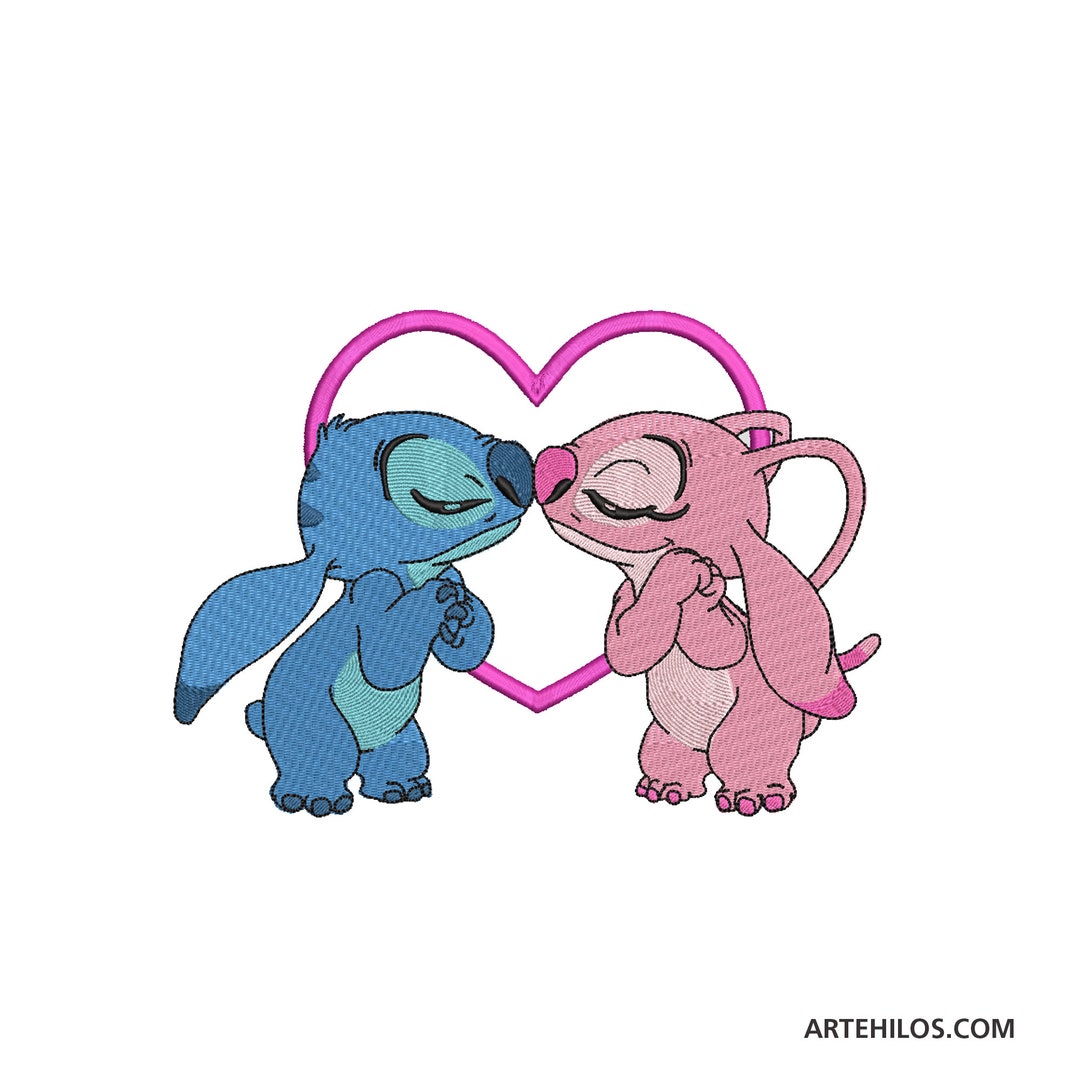 LILO AND STITCH Machine Embroidery Design - Etsy
