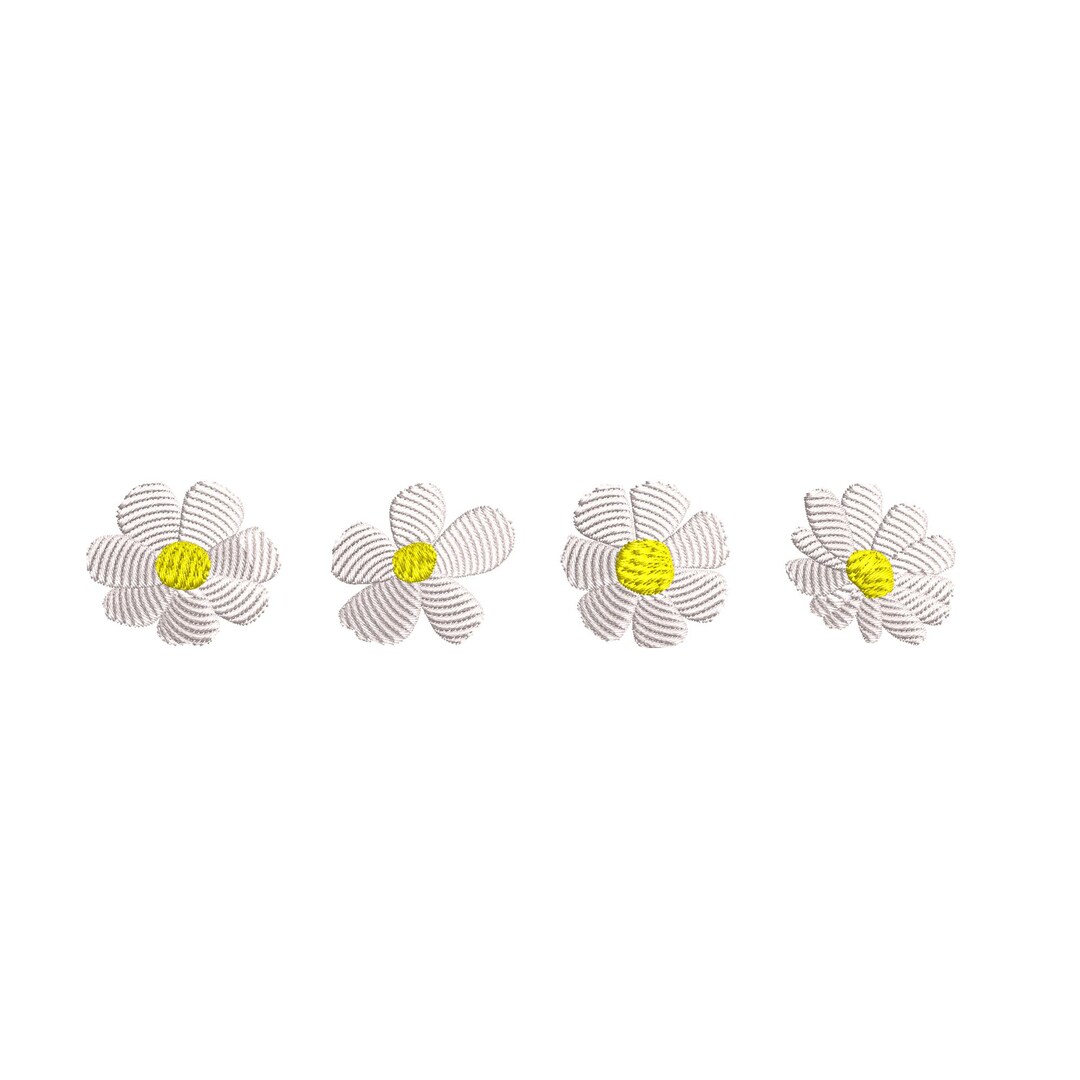 Daisy Machine Embroidery Design, Flowers - Etsy