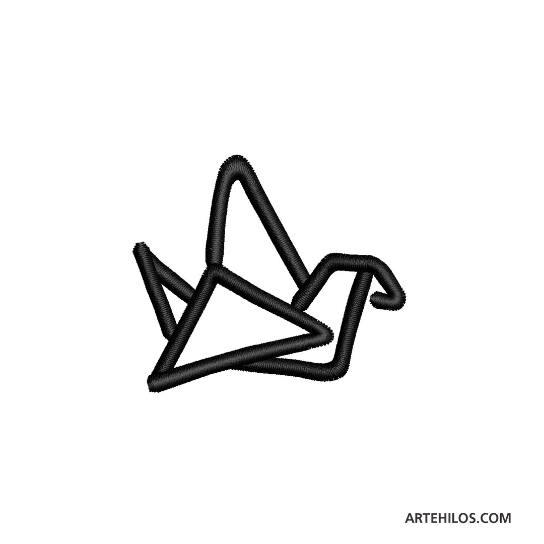 ORIGAMI Machine Embroidery Design - Etsy