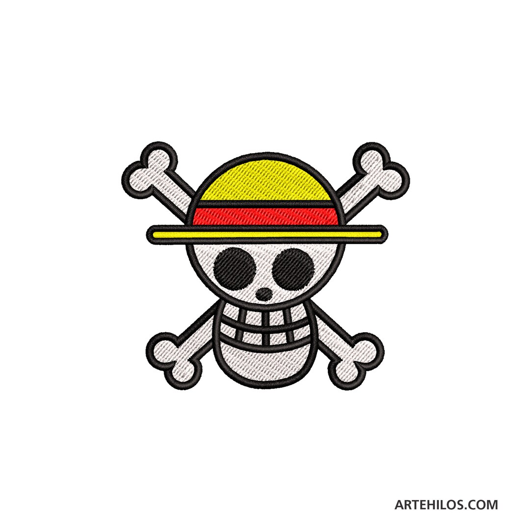 One Piece Machine Embroidery Design - Etsy