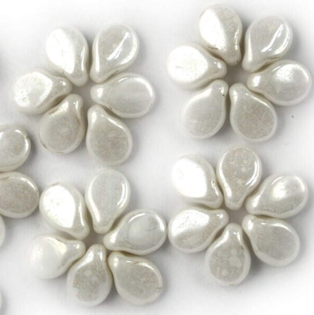 PIP Beads Alabaster Shimmer, Czech Glass Beads, Eldoradobeads - Etsy