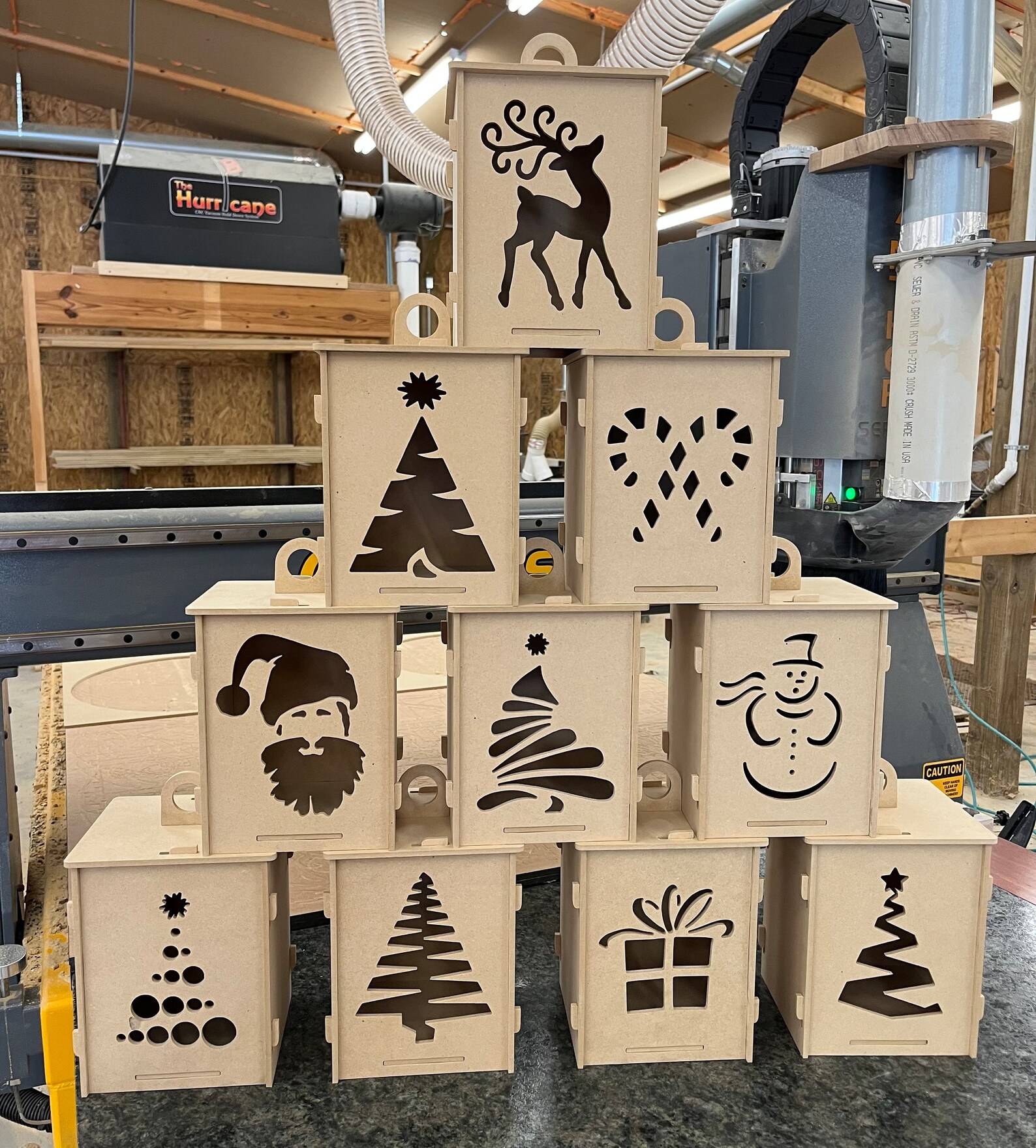 Christmas Lanterns CNC Files, Holiday Decor (digital Download) - Etsy