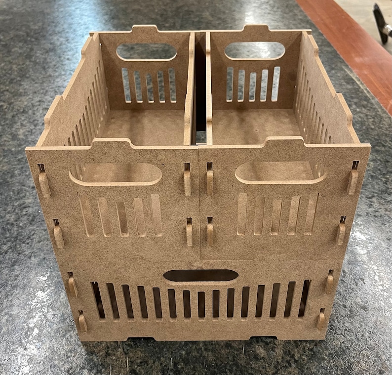 Stacking Crates, Small Crates, Digital Download, Crv, Eps, Dxf, Ai, Svg ...